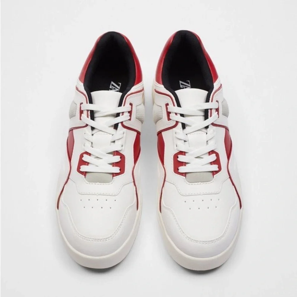 Zara | Shoes | Nwt Zara Man Whitered Retrostyle Sneakers Size 9 | Poshmark